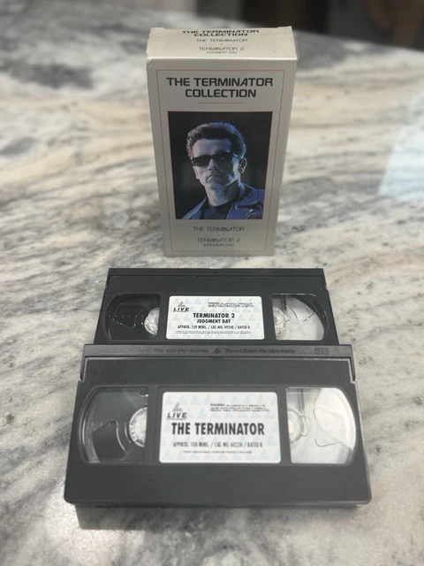 THE TERMINATOR 1 & 2 Collection VHS Tapes 2-Tape Box Set £8.91 ...