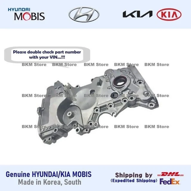 GENUINE 213502E030 TIMING Chain & Oil Pump Cover Assy for Soul, Forte ...