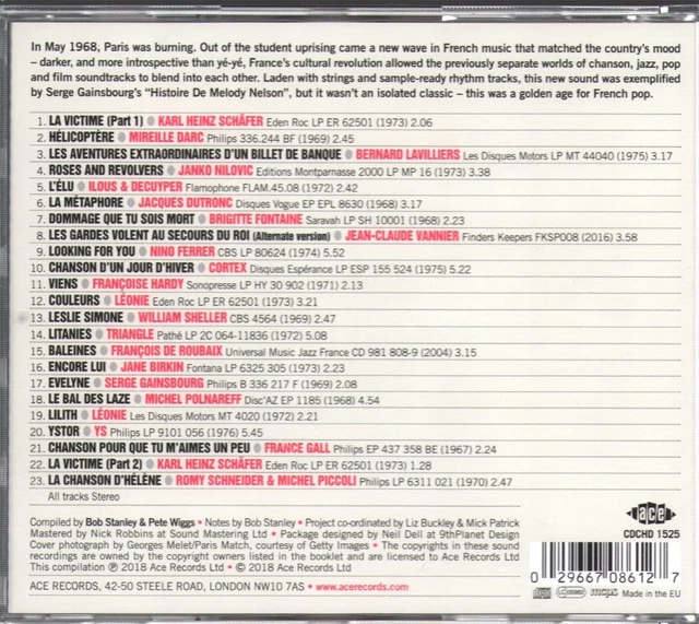 BOB STANLEY & PETE WIGGS PRESENT PARIS IN THE SPRING CD 23 track ...
