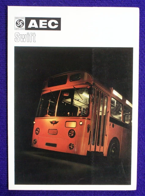 BRITISH LEYLAND AEC Swift Passenger Chassis Bus Coach Brochure 1968 £55 ...