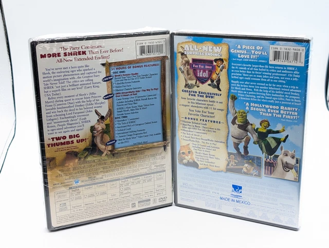 SHREK & SHREK 2 DVD Lot £11.61 - PicClick UK