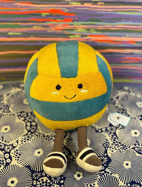 JELLYCAT 25CM VOLLEYBALL Plush Perfect Athlete Gift Complete with Tag ...