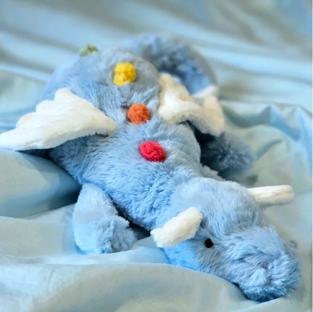 50CM SKY BLUE Dragon Plush Toy - Large Jellycat Style Stuffed Animal ...
