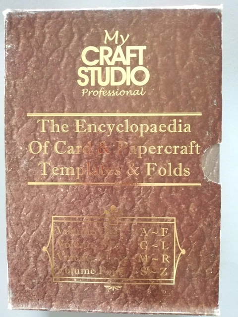 ENCYCLOPAEDIA OF CARDS & PAPERCRAFT, 4xDVD Set, Papercraft DVD ...
