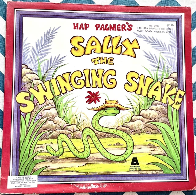 SALLY THE SWINGING Snake Hap Palmer’s Original L.P. Record + Book 1987 ...