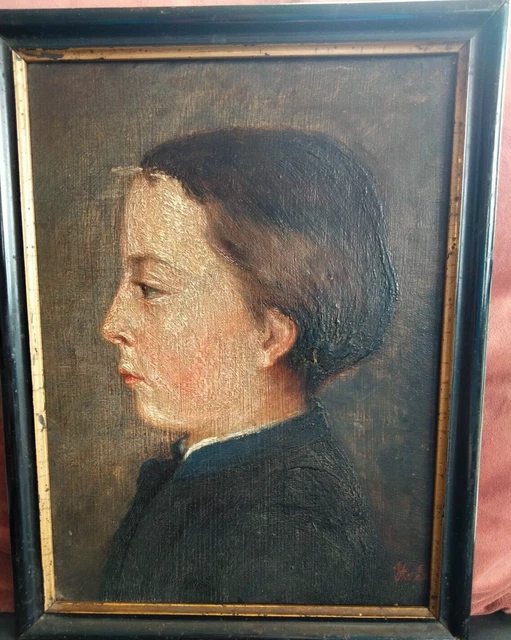TABLEAU ANCIEN XIX Eme Hsc Portrait Profil D'un Enfant Jeune Garçon EUR ... TABLEAU ANCIEN XIX Eme Hsc Portrait Profil D'un Enfant Jeune Garçon EUR ...