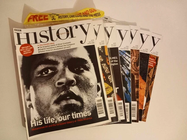 BBC HISTORY MAGAZINES - 7 Editions Jan, May, June, Sept, Oct, Nov ...