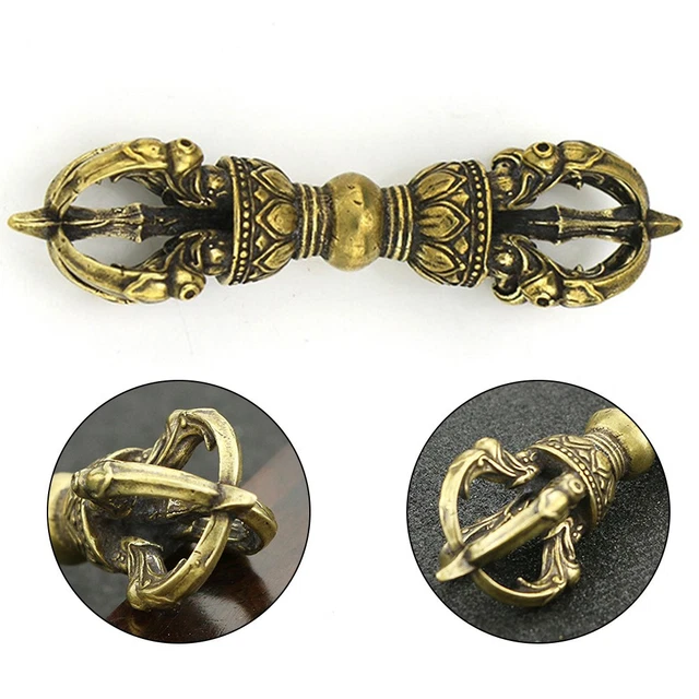 VINTAGE NINE CLAW Brass Vajra Symbol of Enlightenment for Decorative ...