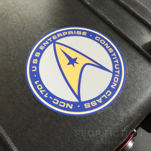 ST: GENERATIONS COSPLAY - Prop USS Enterprise Case Sticker / Set ...