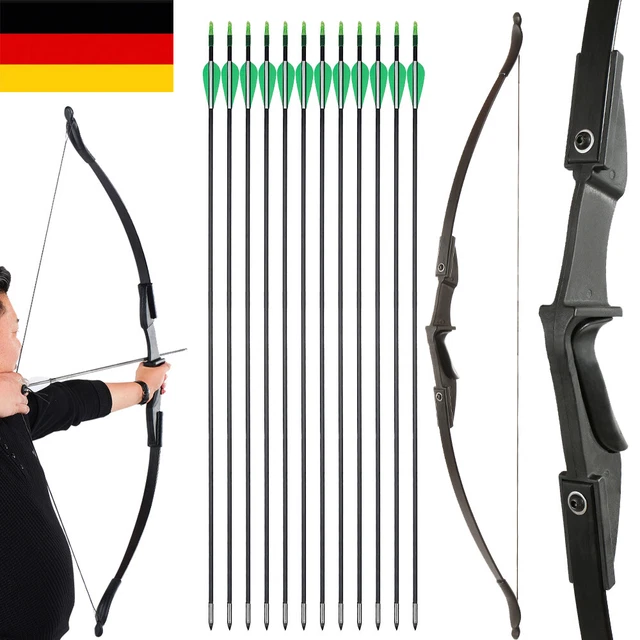 BOGENSCHIESSEN TAKEDOWN RECURVE Bogen Anfänger Schießen Training RH LH ...