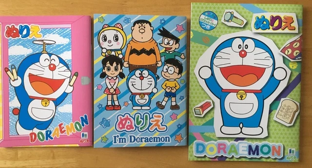 COLORING BOOK NURIE DORAEMON Nobita Japan Anime Manga A5/A4 Size £10.73 ...