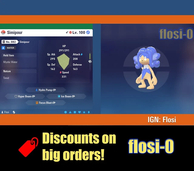 6IV SHINY SIMIPOUR Pokemon Legends ZA (Legends Z-A) $5.56 - PicClick CA