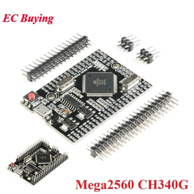 MEGA 2560 CH340G / ATmega2560-16AU SOP-16 Pro Development Board USB For ...