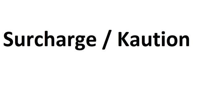 SURCHARGE / KAUTION 150 euro EUR 150,00 - PicClick DE