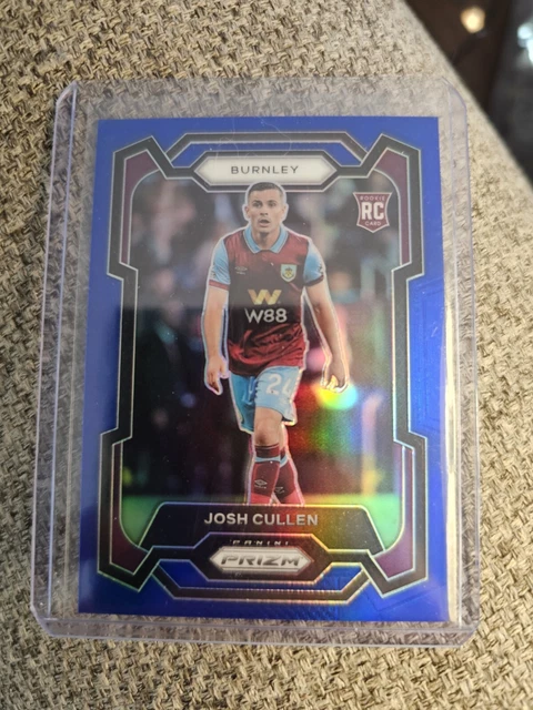 23-24 PRIZM PREMIER League JOSH CULLEN bleu /299 recrue BURNLEY RC EUR ...