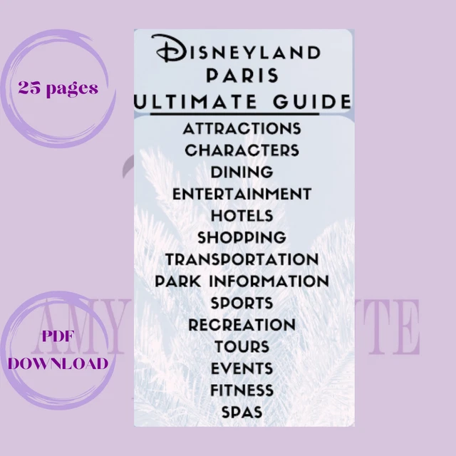 DISNEYLAND PARIS GUIDE | Ultimate Guide & Planner £4.99 - PicClick UK DISNEYLAND PARIS GUIDE | Ultimate Guide & Planner £4.99 - PicClick UK