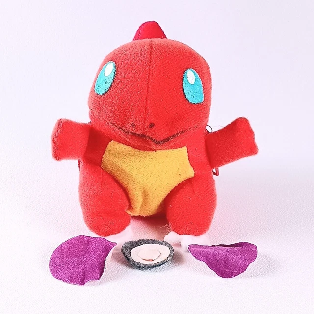 CHARMANDER MASTER BALL Pokemon Kururin Reversible Plush Toy Japanese ...