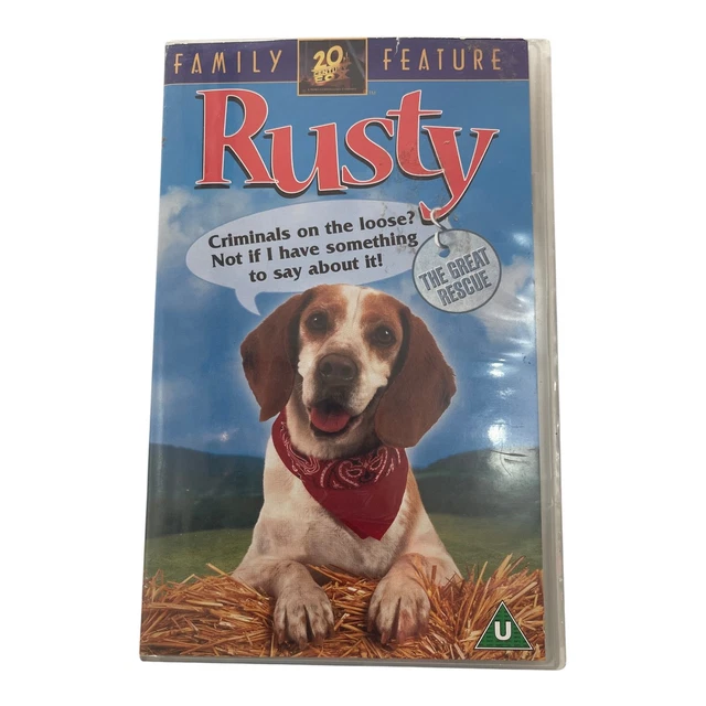 RUSTY THE GREAT Rescue VHS (1998) Family Dog Adventure Comedy Film £8. ...