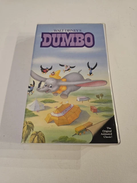 DUMBO VHS WALT Disney Black Diamond Classics 1985 First Release RARE ...