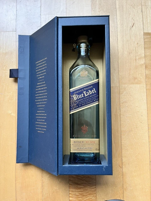 JOHNNY WALKER BLUE Label Scotch Whiskey 750cl Empty Box And Bottle EUR ...