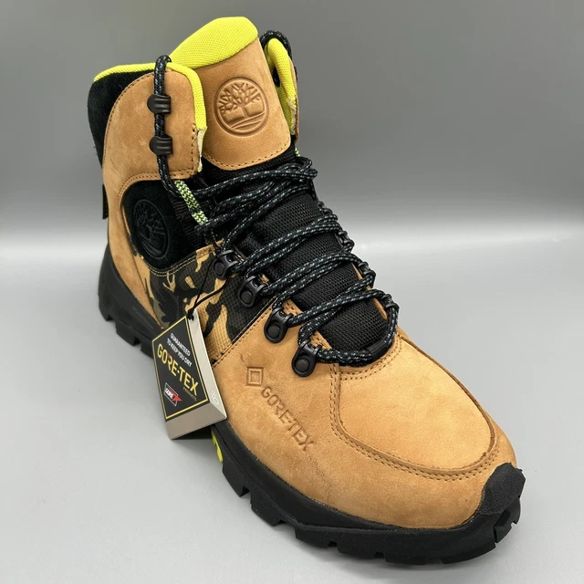 TIMBERLAND SOLAR RIDGE Gtx Gore-Tex Mid Hiker Mens Uk 10 Brown Wheat ...