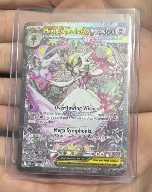 MEGA GARDEVOIR EX - Pokemon TCG Mega Evolutions MEG 178/132 SIR - pack ...