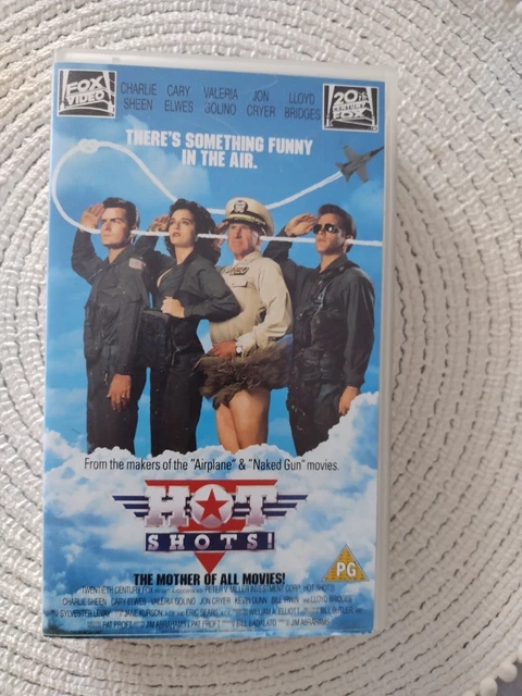 HOT SHOTS! VHS Video Tape The Mother of All Movies! Film Comedy Charlie ...