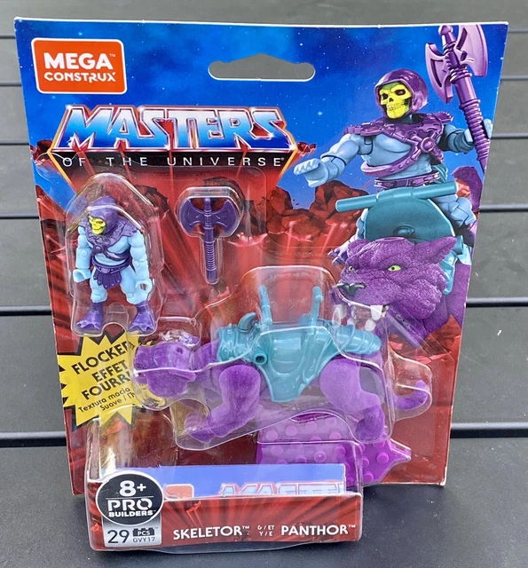 MATTEL MEGA CONSTRUX Masters of the Universe Skeletor and Panthor ...