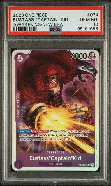 ONE PIECE CARD : Eustass " Captain " Kid Op05-074 - Psa 10 - Awakening/New Era EUR 1,00 ...