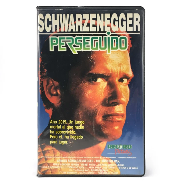 PERSEGUIDO THE RUNNING Man Arnold Schwarzenegger Maria Conchita Alonso ...