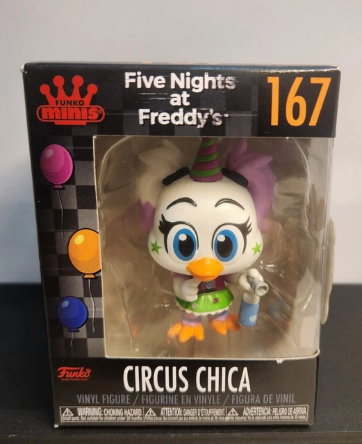 FUNKO MINIS FIVE Nights At Freddys Circus Chica FNAF 167 HTF RARE NEUF ...