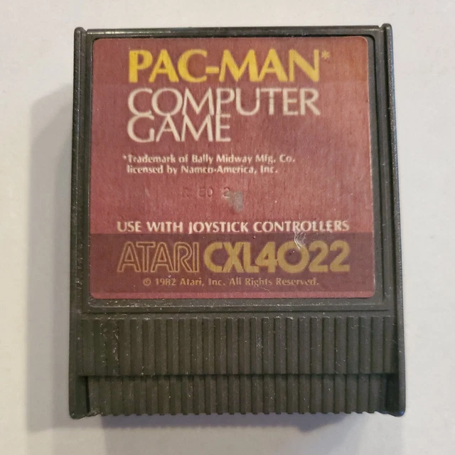 VINTAGE PAC-MAN FOR Atari 400 800 XL XE CXL4022 Computer Video Game ...