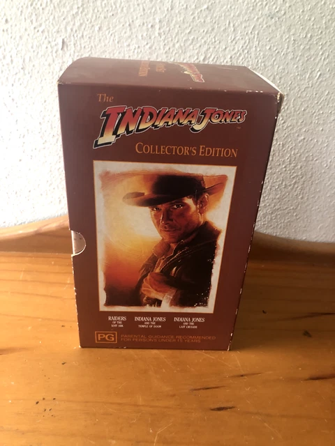 THE INDIANA JONES Collector's Edition VHS Video Box Set PAL Format $30. ...