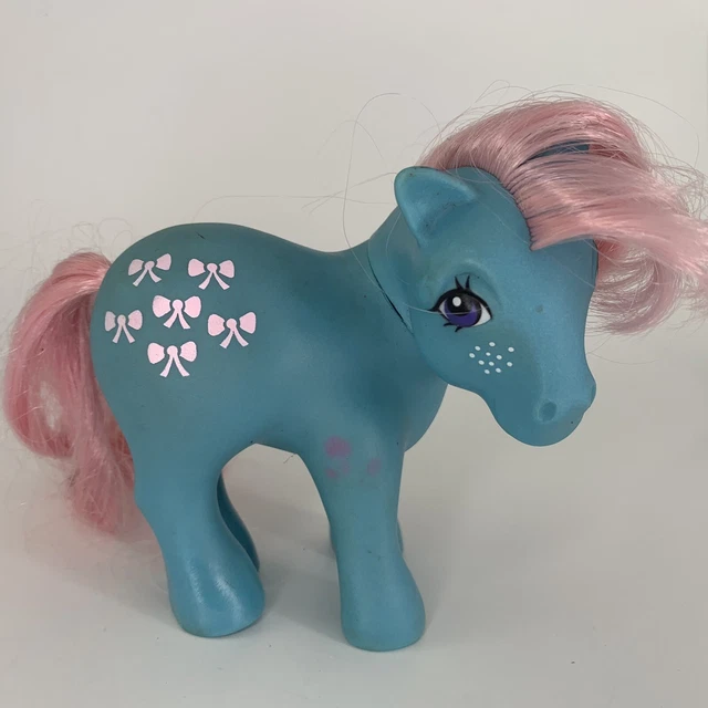 VINTAGE G1 MY Little Pony "Bowtie 1983 MLP 1980s Toy $22.00 - PicClick CA