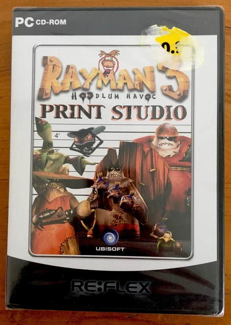 RAYMAN 3 HOODLUM Havoc Print Studio PC CD-ROM New & Sealed Free UK Post ...