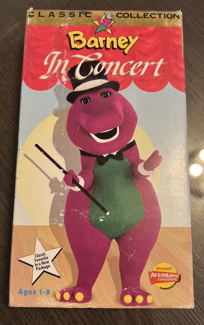 BARNEY - BARNEY in Concert (VHS, New Packaging) White Tape £8.83 ...