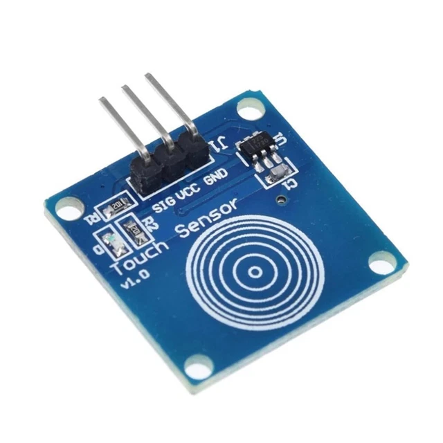 SELF-LOCKING SINGLE CHANNEL Touching Button Sensors Switch Module Touch ...