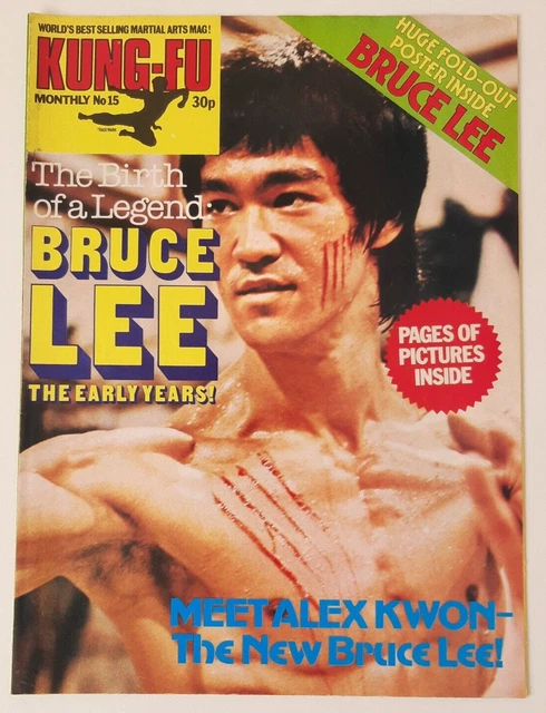 BRUCE LEE 1970S Kung Fu Monthly Poster Magazine No 15 £12.00 - PicClick UK