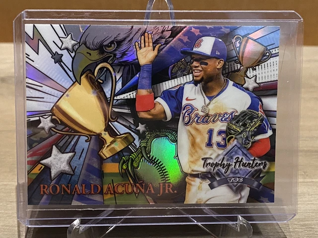 RONALD ACUNA JR Topps Stadium Club Chrome Trophy Hunters Insert #RL-21 ...