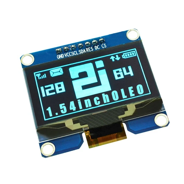 PM OLED DISPLAY with 128x64 Resolution and SSD1309 Driver Yellow White ...