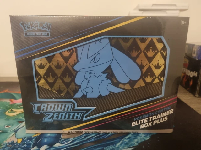 POKÉMON CROWN ZENITH POKEMON CENTER Elite Trainer Box Brand New Sealed ...