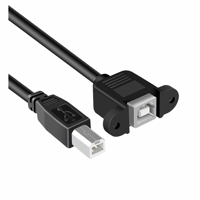 F66 USB EXTENSION Câble Adaptateur Type B Fiche - Douille Imprimante ...