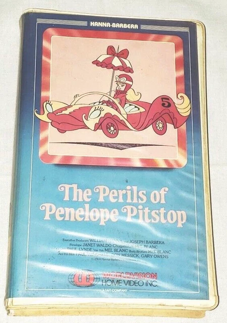 HANNA-BARBERA THE PERILS OF PENELOPE PITSTOP VHS 1983 Vintage Clamshell ...