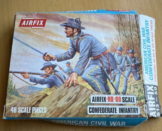 AIRFIX HO&OO S13 Confederate Infantry £4.20 - PicClick UK