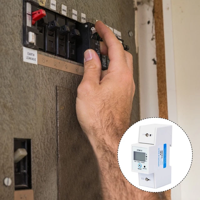 220 /230V ELECTRICITY Energy Meter Usage Monitor Power Consumption £16. ...
