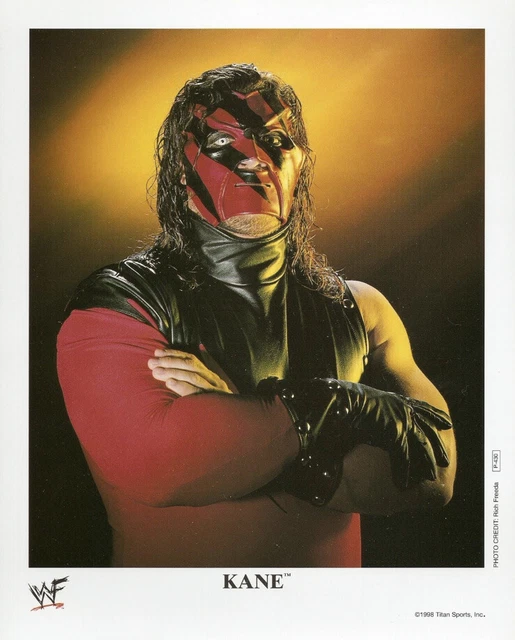 WWF WWE WORLD WRESTLING KANE 1998 PROMO 8x10 PHOTO REPRINT COPY RP $7. ...