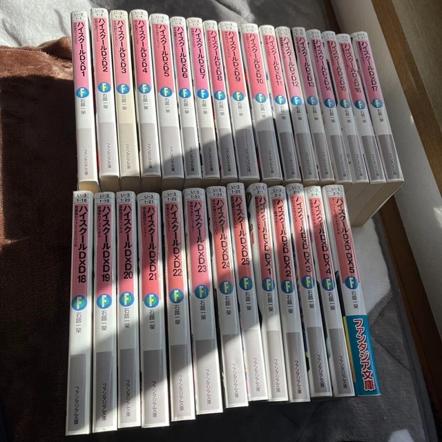 HIGH SCHOOL DXD Vol.1-25 & DX Vol.1-5 Set Japanese Ver. Light Novel KADOKAWA EUR 158,14 ...