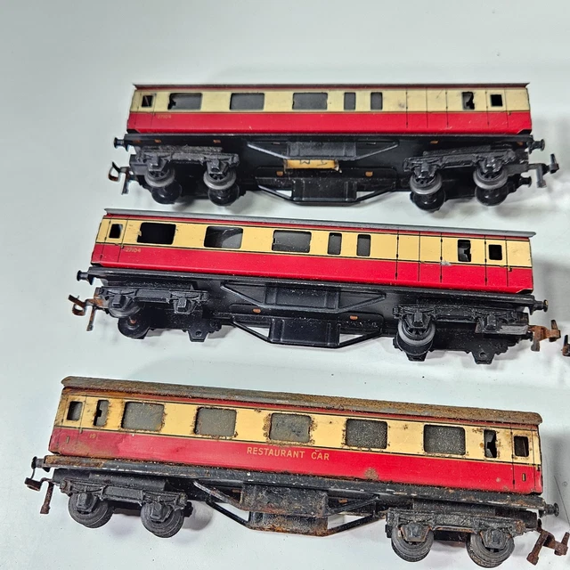 TRIX TWIN RAILWAYS TTR- Brit Pats 451644 Job Lot Set Of 6x Cream Trains ...