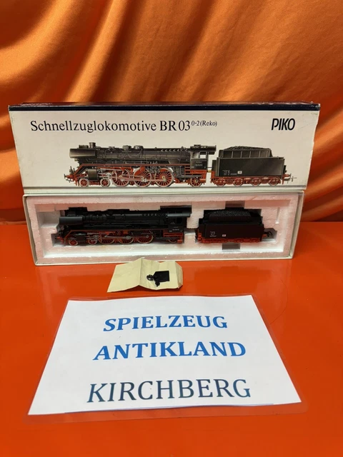 PIKO GÜTZOLD DAMPFLOK BR 03 2157-0 Reko Kohle Speiche DR OVP H0 DDR EUR 21,50 - PicClick DE