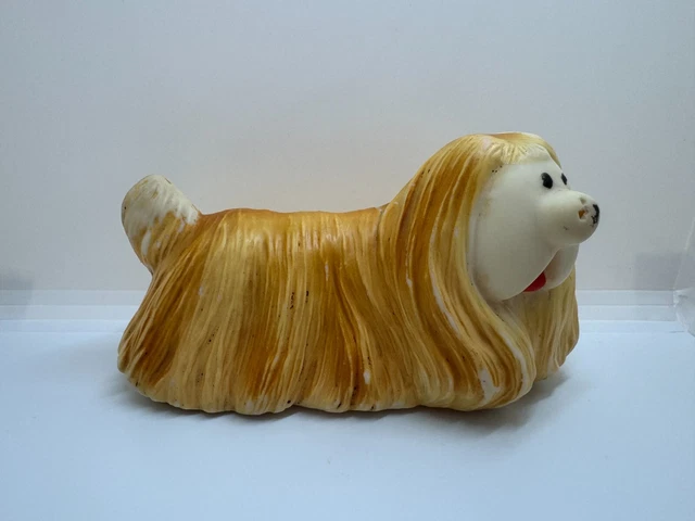 FIGURINE POLLUX CHIEN Dog Le Manège Enchanté SERGE DANOT 1965 JOUET TOY ...